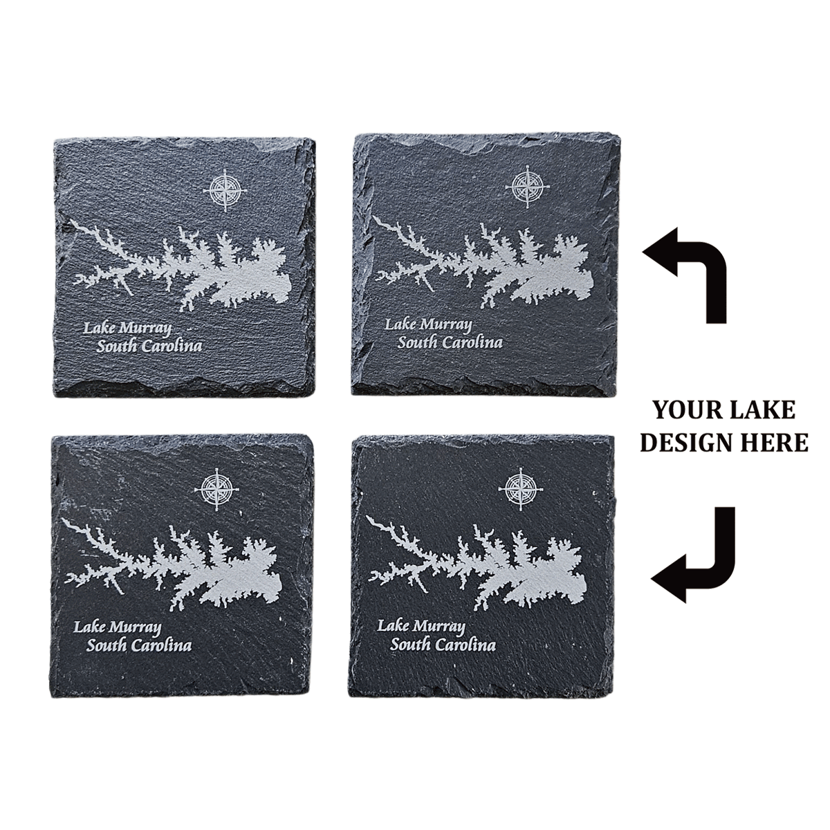 Slate Coaster – Custom Crafted Silhouettes