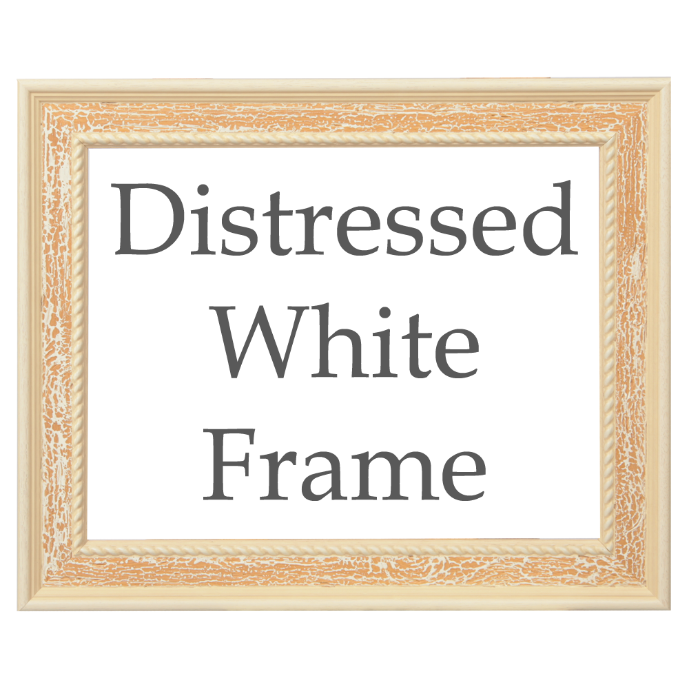 Lake Twitty, North Carolina Stained Wood and Distressed White Frame La ...