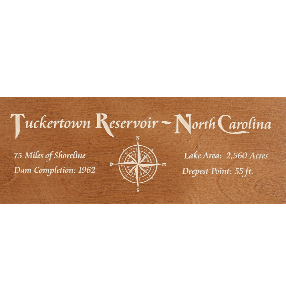 Tuckertown Reservoir, North Carolina Stained Wood and Distressed White ...