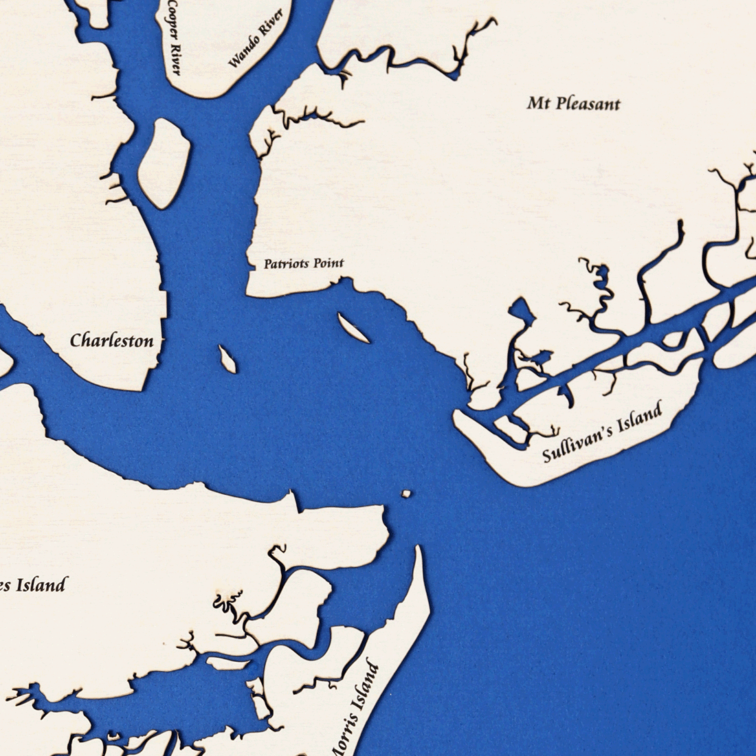 Folly Beach, South Carolina White Washed Wood and Rustic Gray Frame La ...